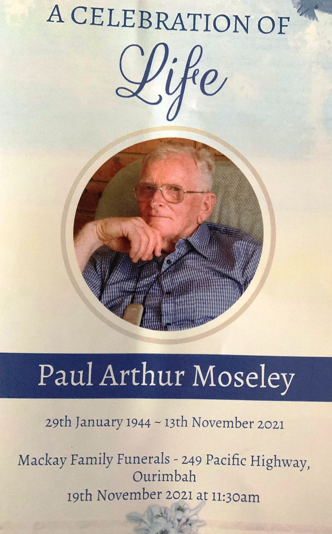 Paul Arthur MOSELEY – Australian Police